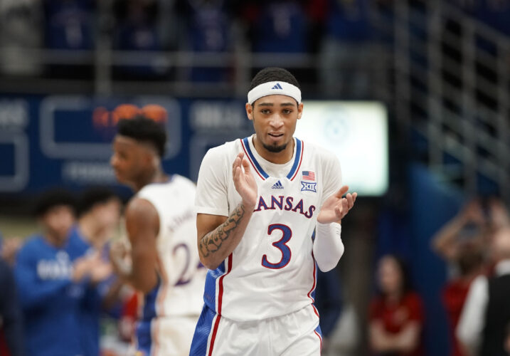 Dajuan Harris displays more assertiveness in KU’s win over Oklahoma ...